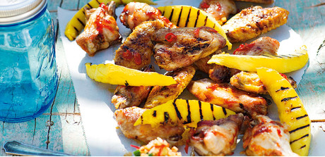 Sticky Grilled Chicken Wings with Mango - Giant Food