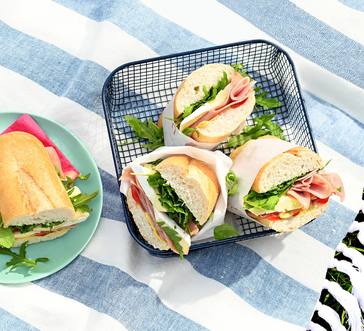 Ham & Jam Sandwiches with Brie | Giant Food