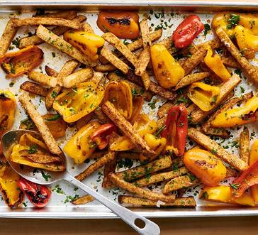 Roasted Jicama and Peppers | Giant Food
