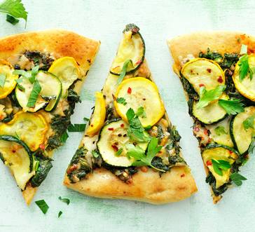 Zucchini and Spinach Pizza | Stop and Shop