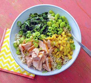 Salmon and Edamame Rice Bowls | Giant Food