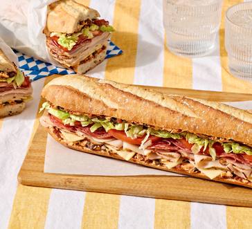 Turkey and Cheese Sub Sandwiches with Olive Butter | Stop and Shop