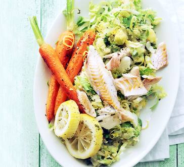 Roast Cod with Potato-Endive Mash | Giant Food