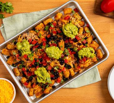 Loaded Sheet Pan Potato Puff Nachos | Food Lion
