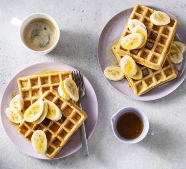 Four-Ingredient Oat Waffles | Giant Food
