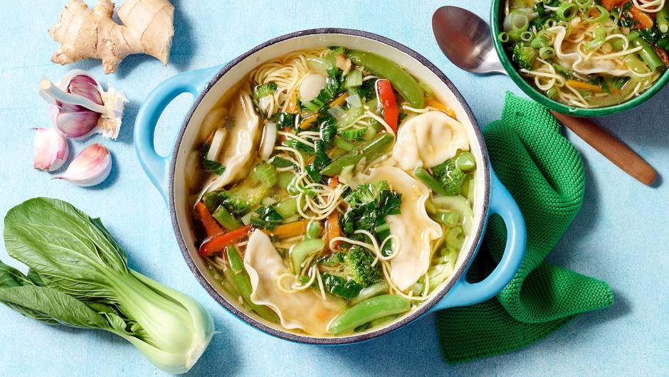 Miso Dumpling Bone Broth Soup | Stop and Shop