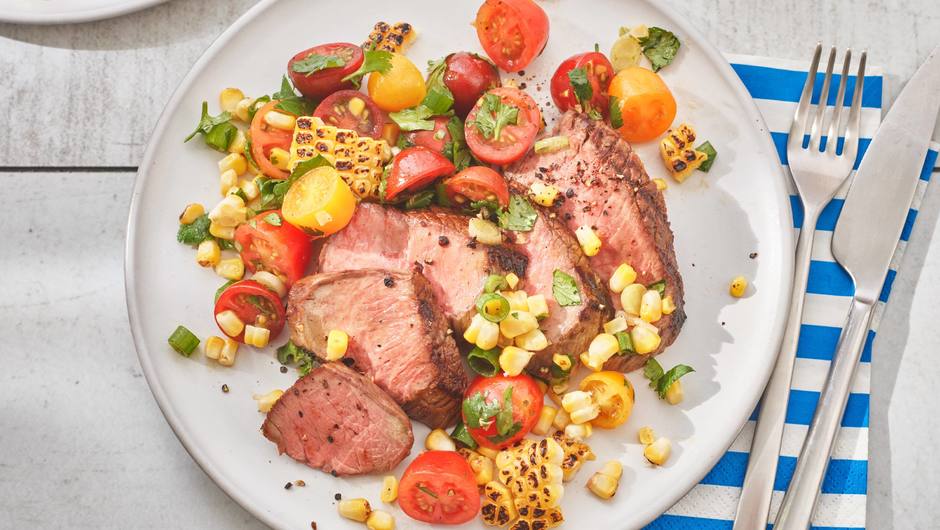 Grilled Steak with Corn Salsa | Giant Food