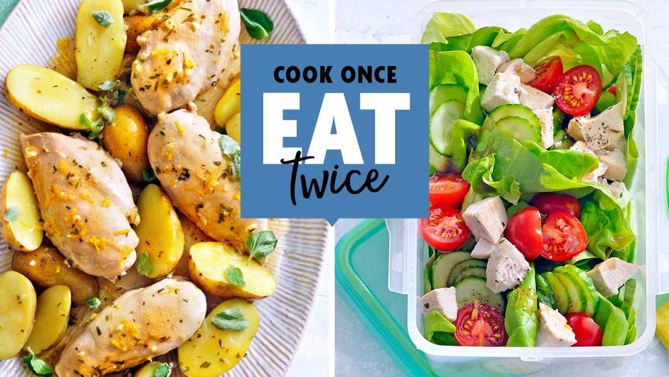 Cook once, Eat twice: Lemony Chicken and Potatoes | Giant Food