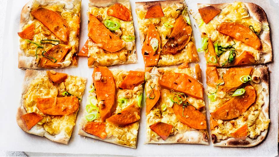 Sweet Potato Flatbread with Hazelnuts | Giant Food
