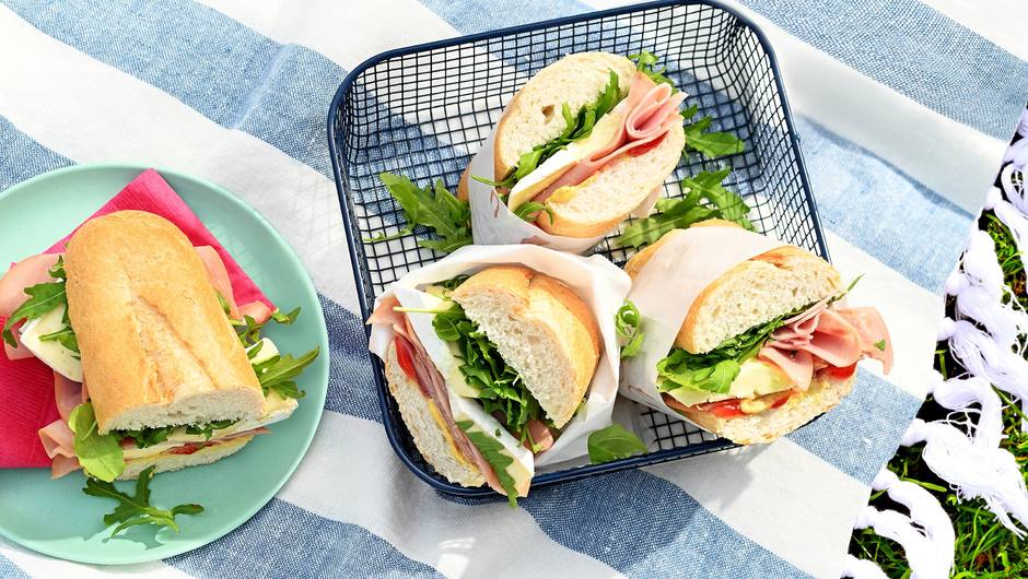 Ham & Jam Sandwiches with Brie | Giant Food