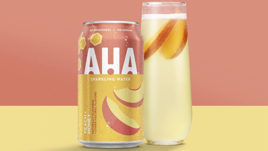 AHA® Sparkling Water Honey-Dipped Peach | Stop and Shop
