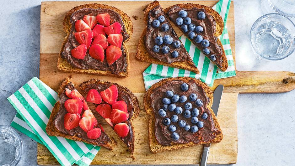 Toast with Chocolate–Pumpkin Seed Spread | Stop and Shop