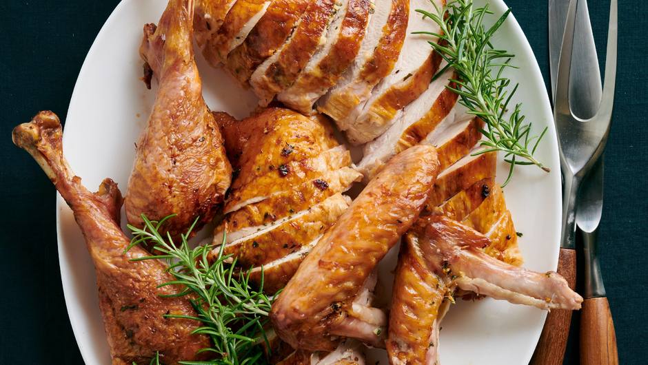 Roast Spatchcock Turkey with Garlic-Herb Rub | Giant Food