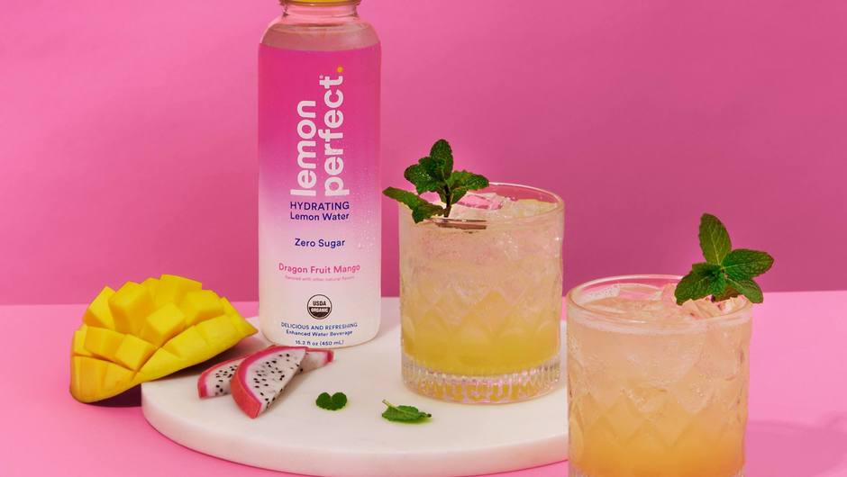 Lemon Perfect Dragon Fruit Mango Mocktail | Martin's Foods