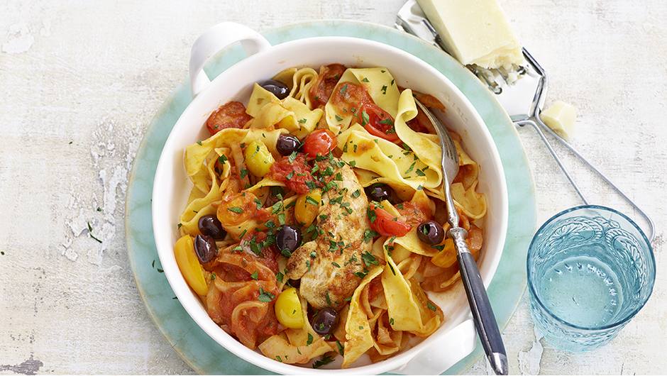 Pasta with Chicken and Olives | Stop and Shop