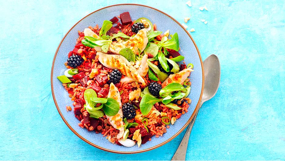 Chicken, Rice, and Blackberry Salad | Stop and Shop