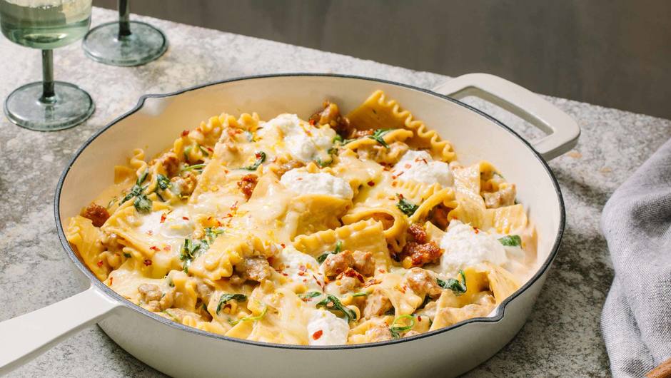 One-Pot Skillet White Lasagna | Food Lion