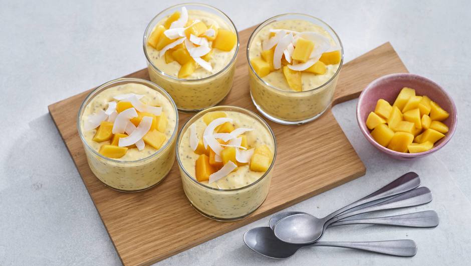 Mango–Chia Seed Pudding | Stop and Shop
