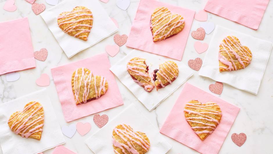 Heart-Shaped Cherry Hand Pies | Stop and Shop