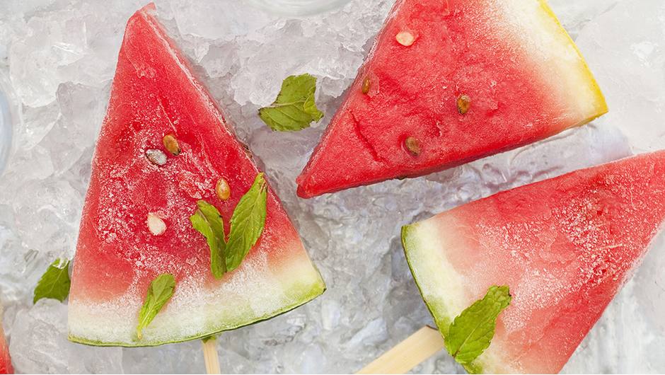 Watermelon Ice Pops with Mint | Giant Food