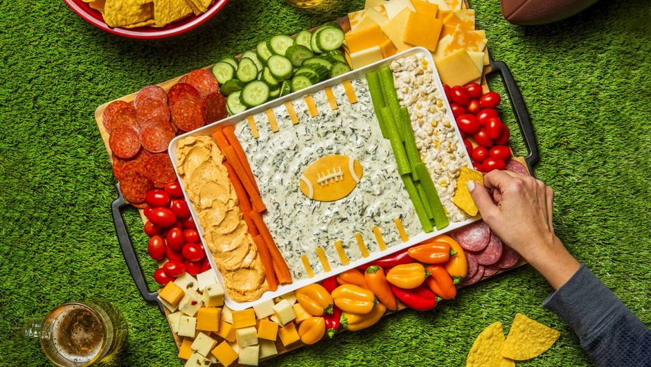 Game Day Snacking Dip Board | Stop and Shop
