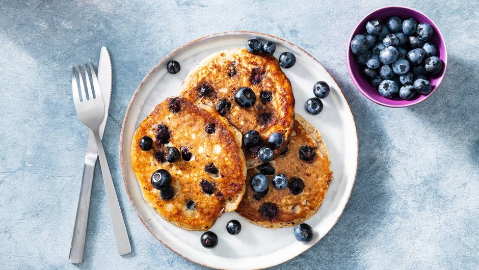 Blueberry-Oatmeal Pancakes | Stop and Shop