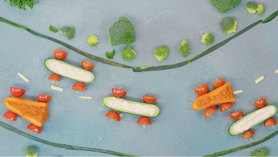 Veggie Race Cars with Hummus | Giant Food Store