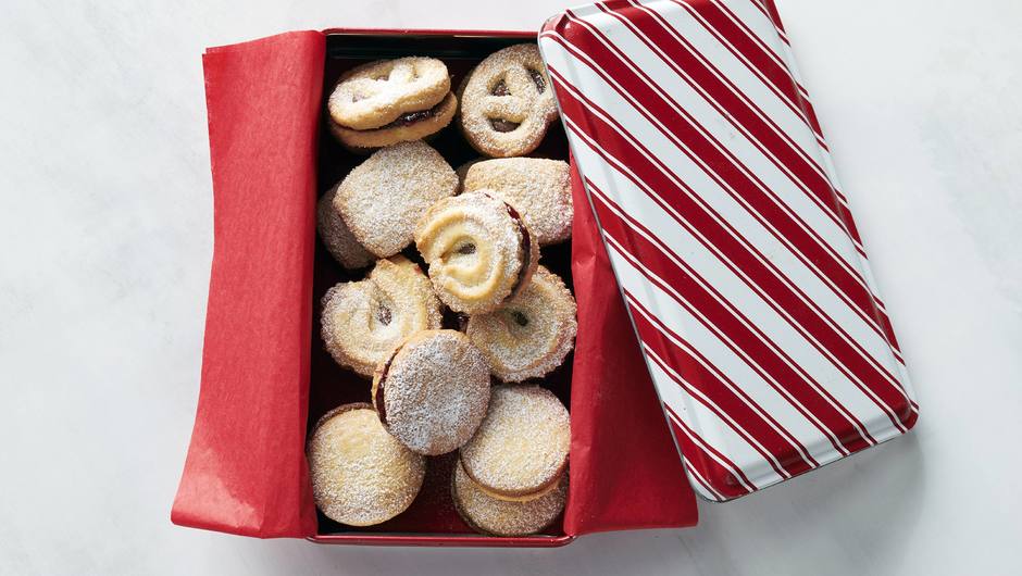 Chocolate and Raspberry Sandwich Butter Cookies | Stop and Shop