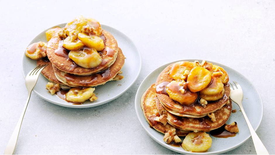 Bananas Foster Pancakes | Stop and Shop