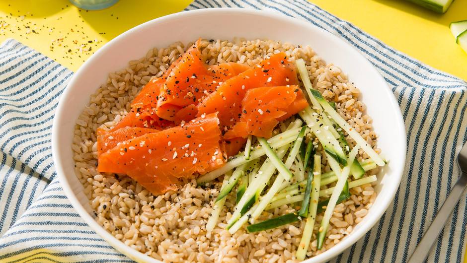 Minute® Loaded Smoked Salmon Rice Bowl | Giant Food