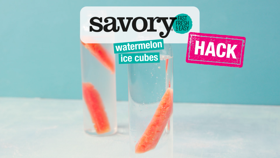 How to Make Watermelon Ice Cubes | Giant Food Store