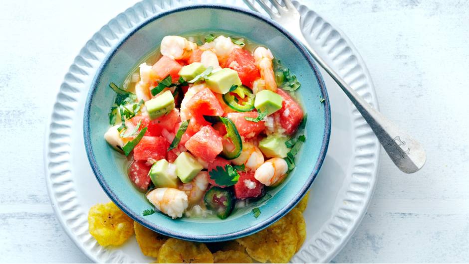 Shrimp Ceviche with Watermelon | Stop and Shop