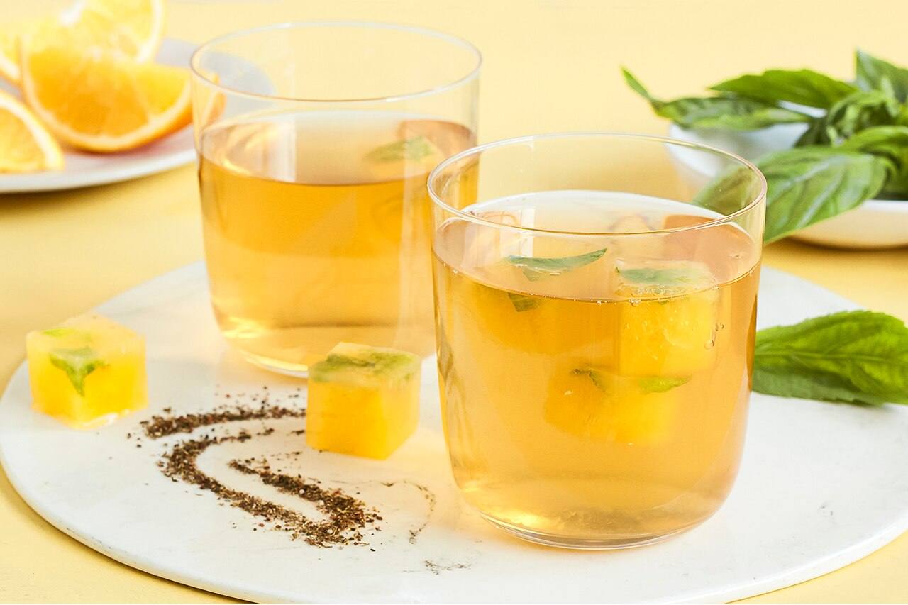 Lipton Orange and Basil Fancy Iced Tea Recipe | Operation In Touch