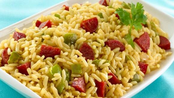 Yellow Rice with Chorizo