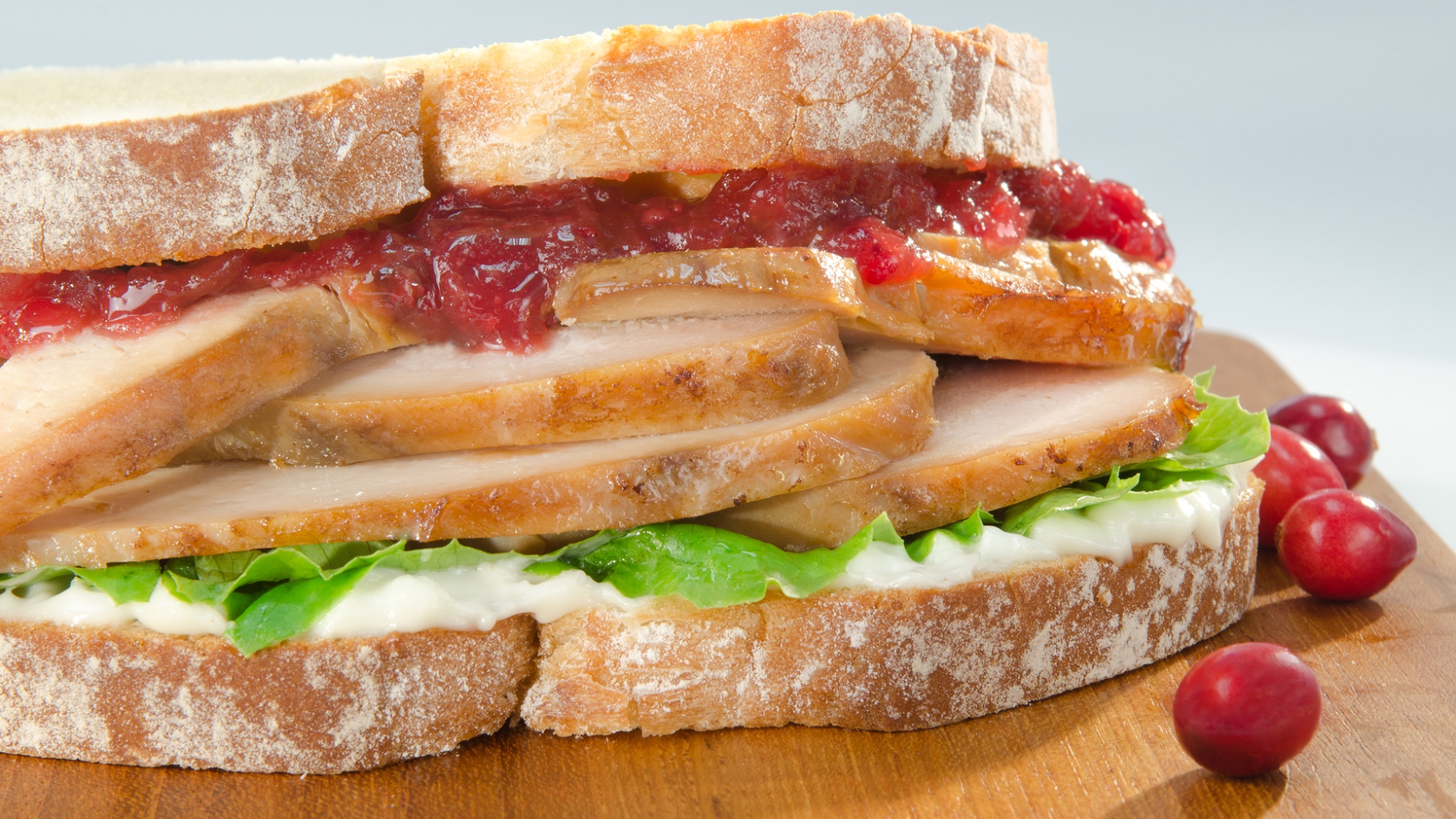 Turkey Cranberry Sandwiches